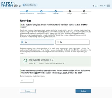How to Answer FAFSA Student Household Information Questions - Family ...