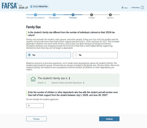 How to Answer FAFSA Student Household Information Questions - Family ...