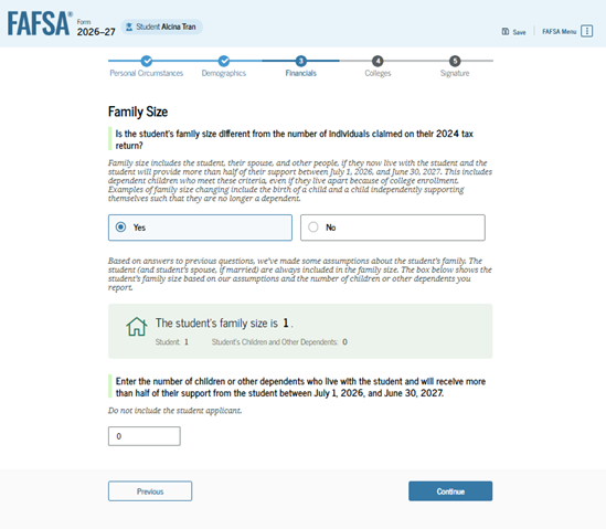How to Answer FAFSA Student Household Information Questions - Family ...